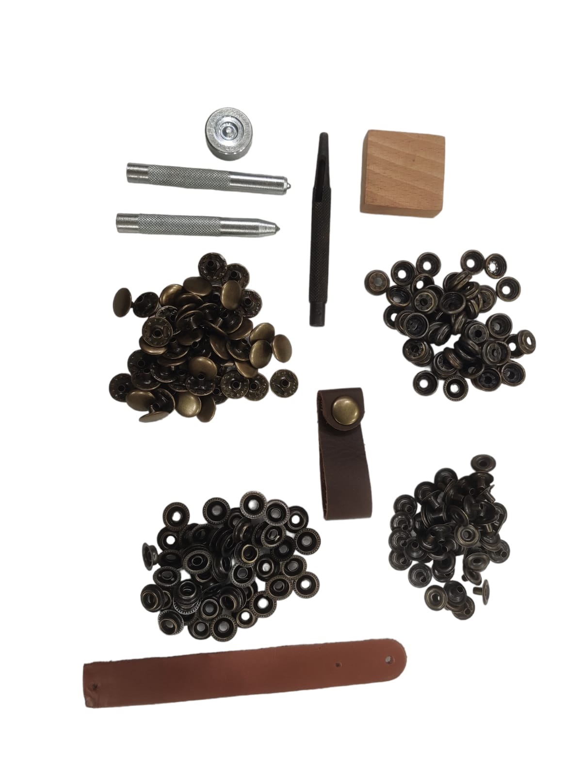 VT-5 ,12.5 MM Snap Button Setting Kit Compete Snaps 50 sets w/ Setter ...