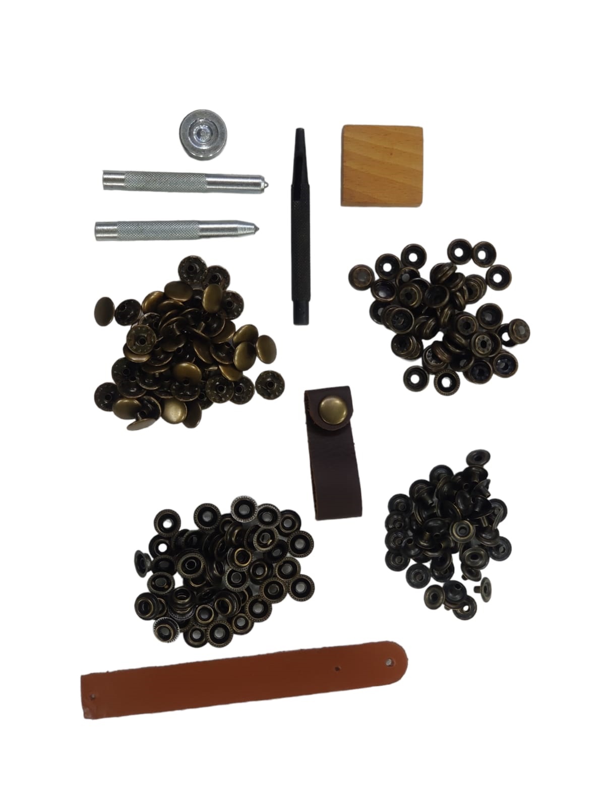 VT-5 ,12.5 MM Snap Button Setting Kit Compete Snaps 50 sets w/ Setter ...